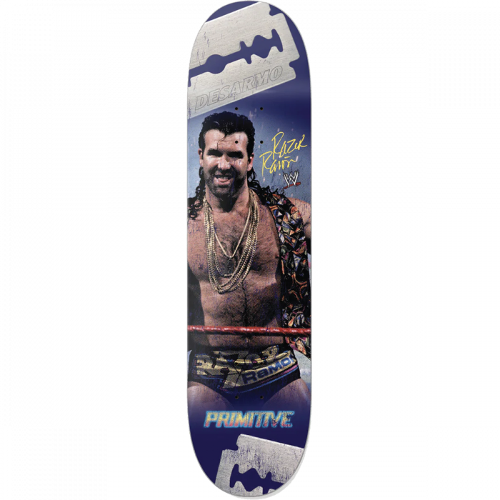 Primitive WWE Desarmo Razor 8.12" Skateboard Deck – Longboards USA