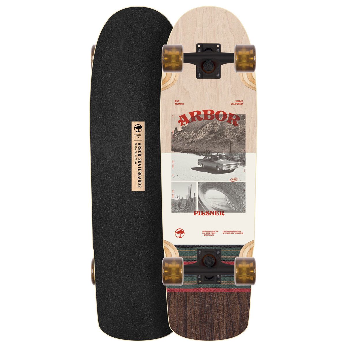 Arbor Pilsner Photo 28.75" Cruiser Longboard Skateboard – Longboards USA