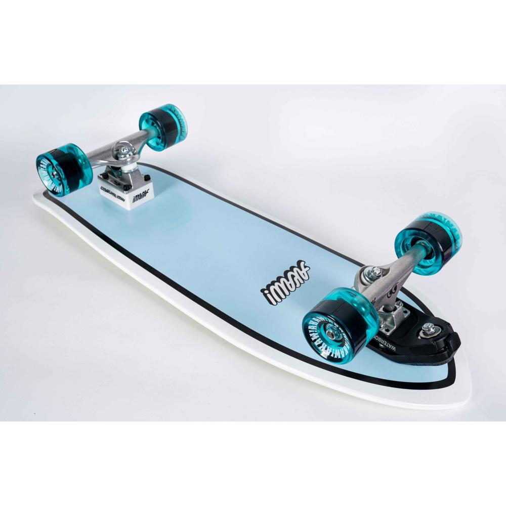 AKAW! Splitwave Blue 30" Surfskate Longboard – Longboards USA