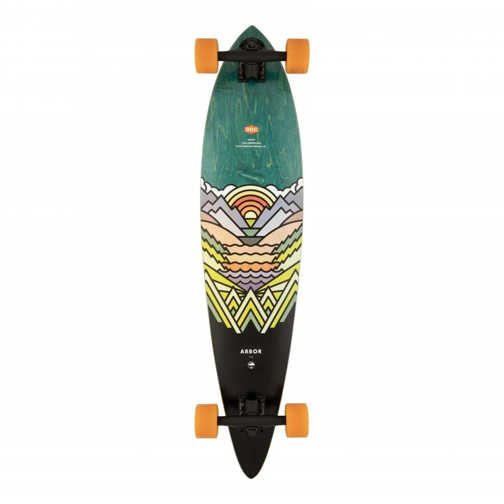 Arbor Fish Artist Performance 37" Pintail Longboard – Longboards USA