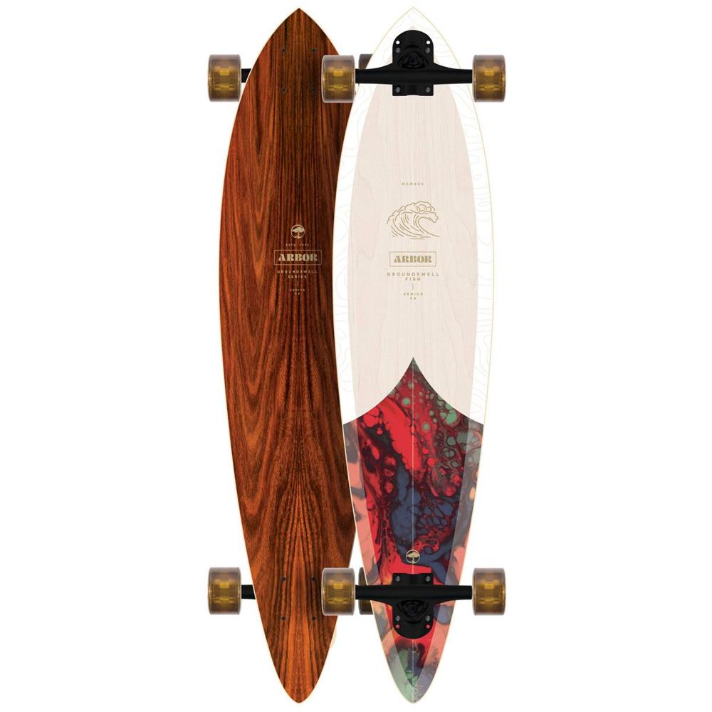 Arbor Fish Groundswell Performance 37" Pintail Longboard – Longboards USA