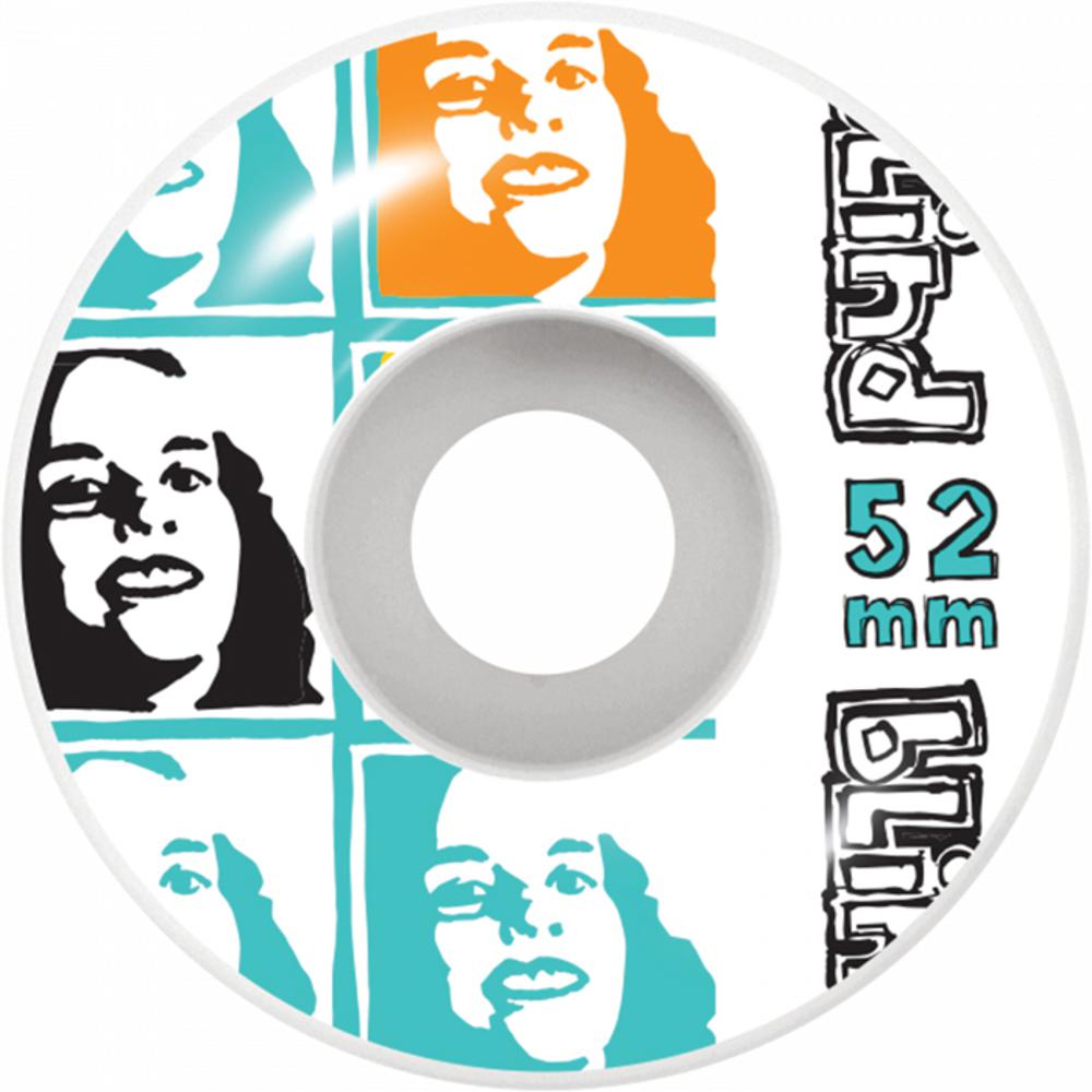 Blind Psychedelic Multi Girl 52mm White Skateboard Wheels – Longboards USA