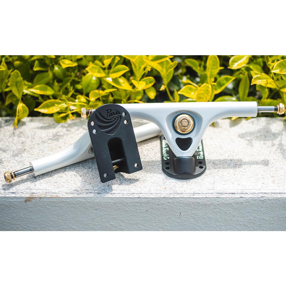 Paris V3 180mm 50° Mix-Ups White/Black Longboard Trucks | set of 2 ...
