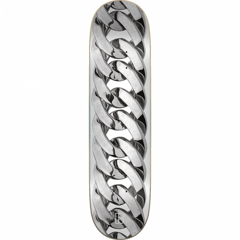 Plan B Chain Silver 8.0" Skateboard Deck – Longboards USA