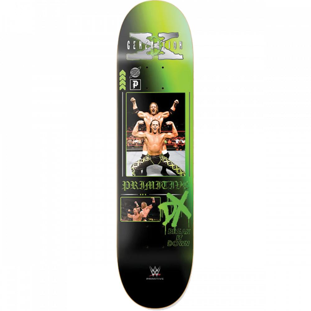 Primitive WWE DX Team 8.0" Black Skateboard Deck – Longboards USA