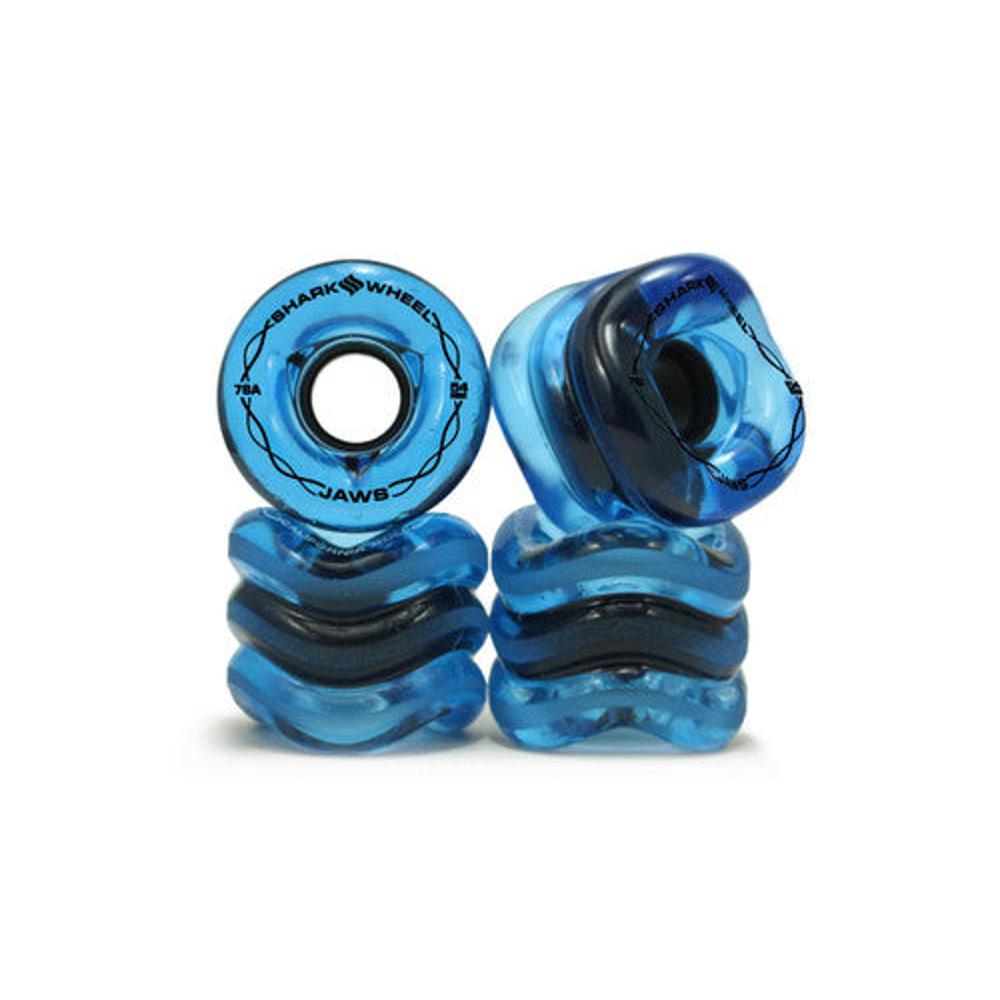 Shark Wheel Transparent Sapphire Jaws 54mm/78a Skateboard Wheels ...