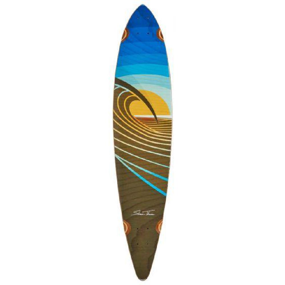 Bamboo Pintail Sunset Peak 44" Longboard – Longboards USA