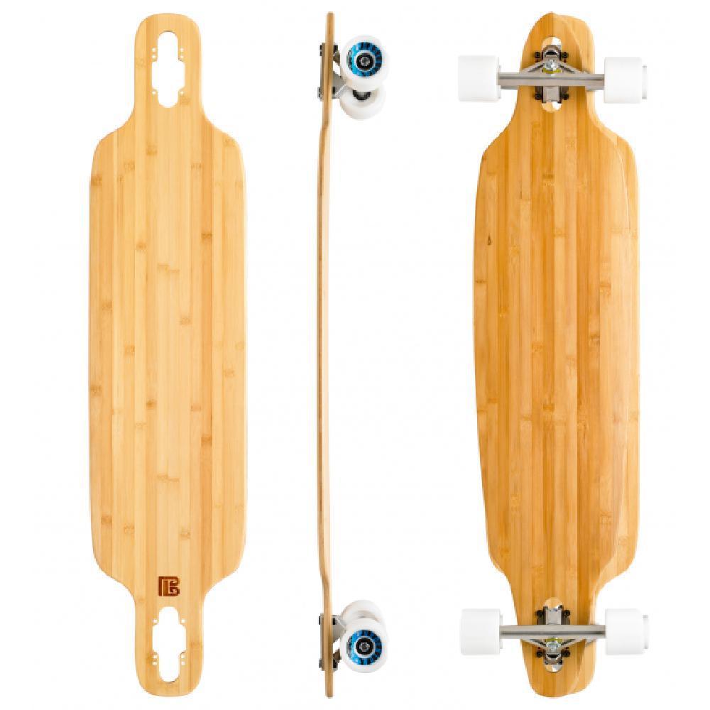 Bamboo Twin Tip Drop Through Longboard 40" – Longboards USA