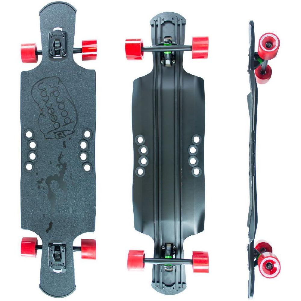 Beercan Black 40" Kegger Drop Through Longboard – Longboards USA