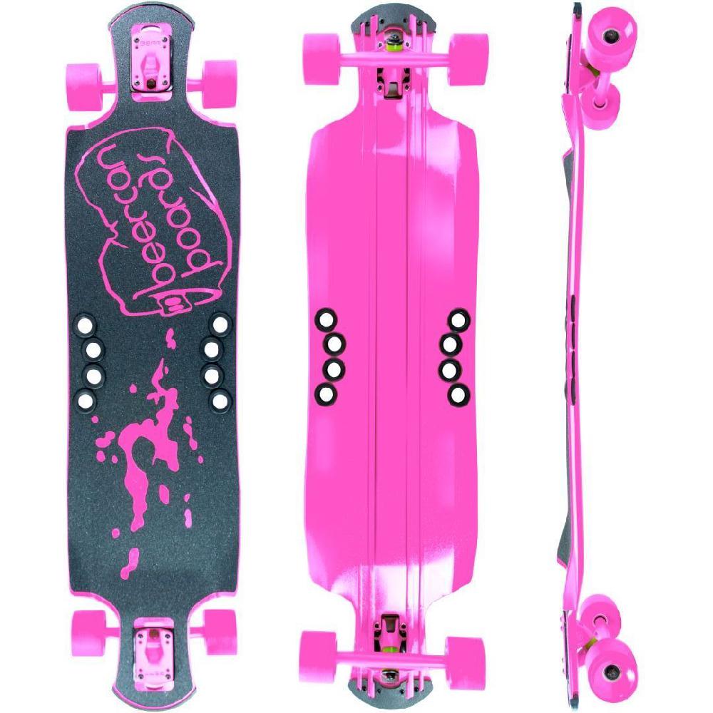 Beercan Pink 42" Oat Soda Drop Through Longboard – Longboards USA