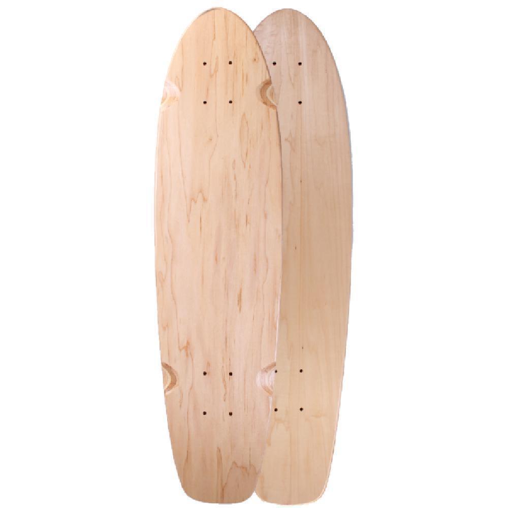 Mini Blank Kicktail Longboard Natural 27 inches - Deck – Longboards USA