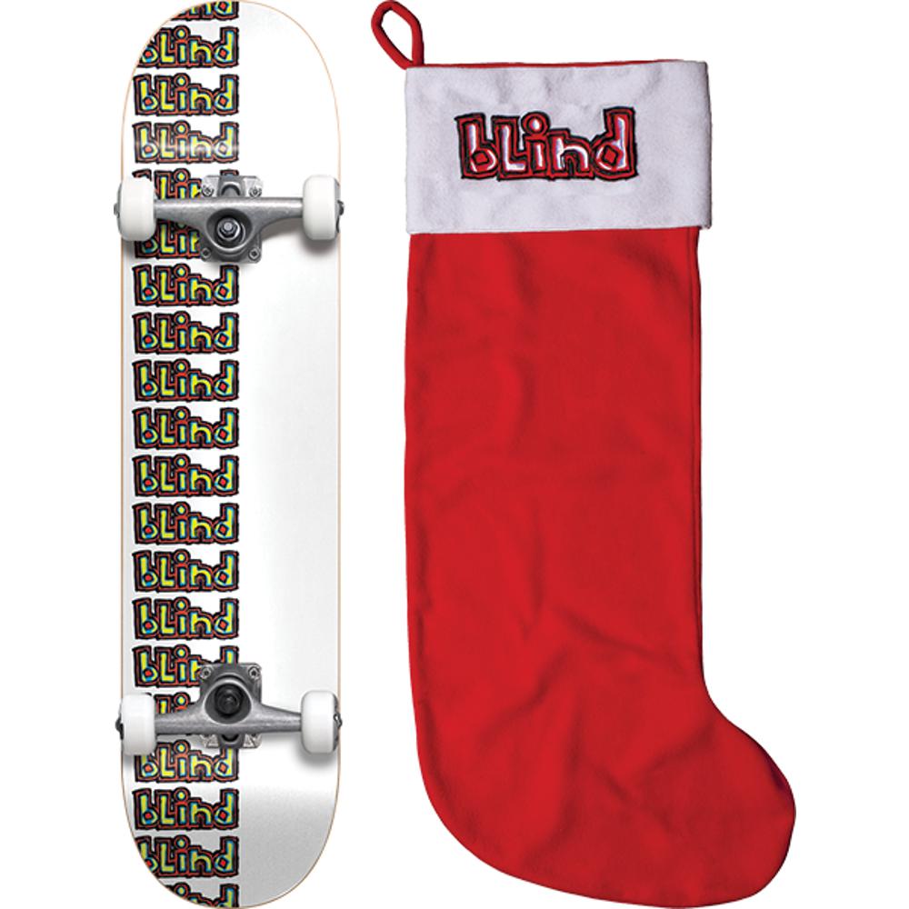 Blind Repeat Rail White W/Stocking 7.37" Skateboard – Longboards USA