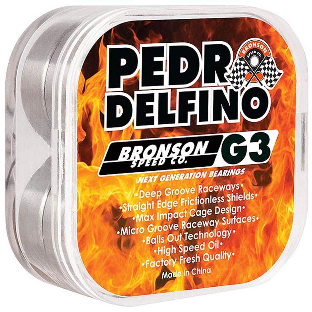Bronson G3 Pedro Delfino Skateboard Longboard Bearings – Longboards USA