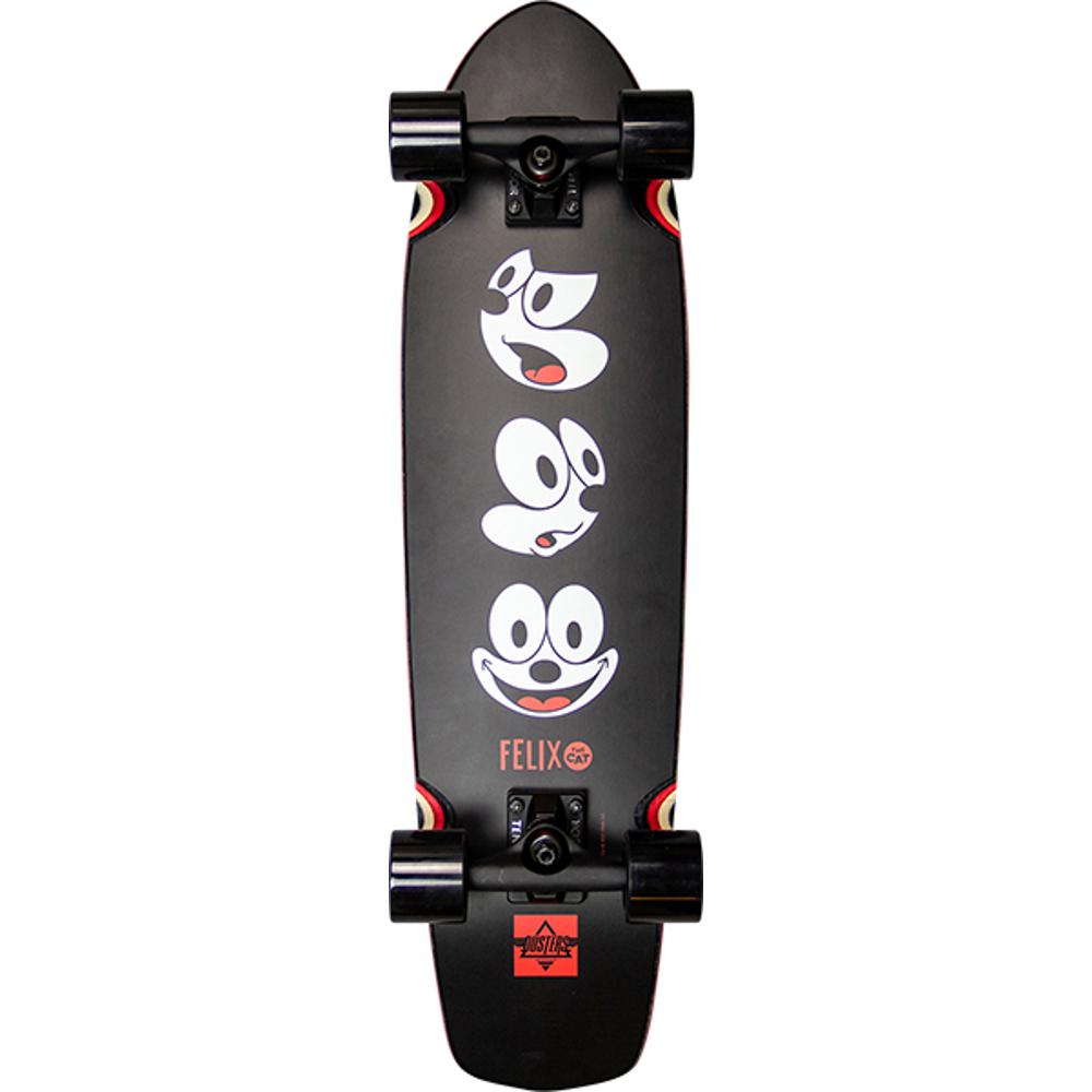 Dusters Felix Mood Black Glow In The Dark 31" Cruiser Longboard ...