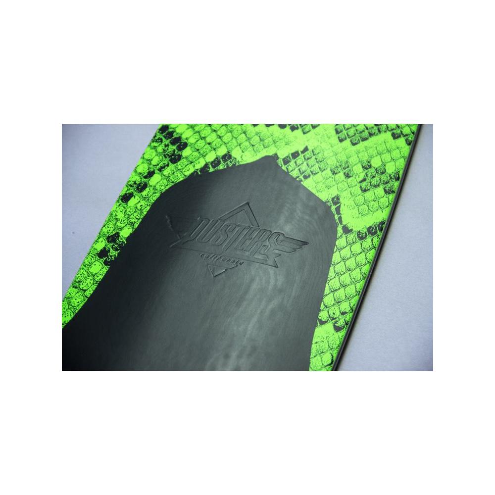 Dusters Snakeskin 38" Neon Green Drop Through Longboard – Longboards USA