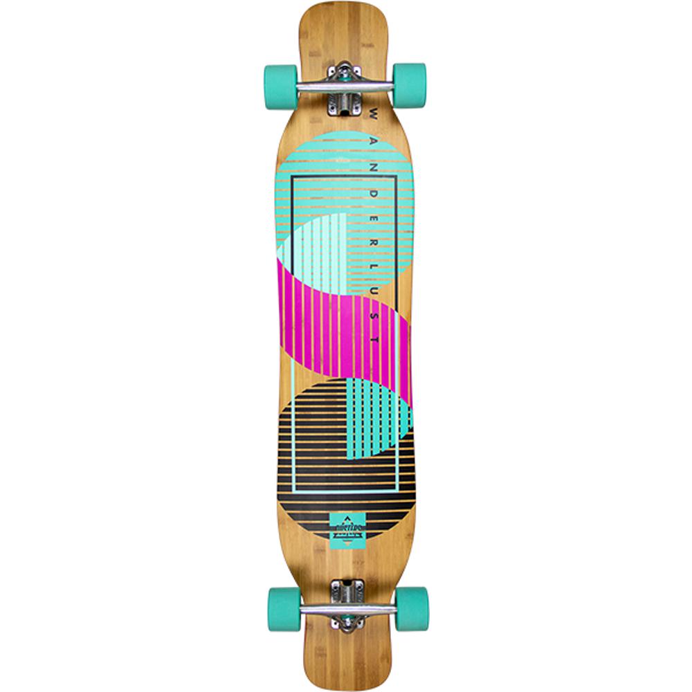 Dusters Wanderlust Teal/Purple 47" Dancing Longboard – Longboards USA