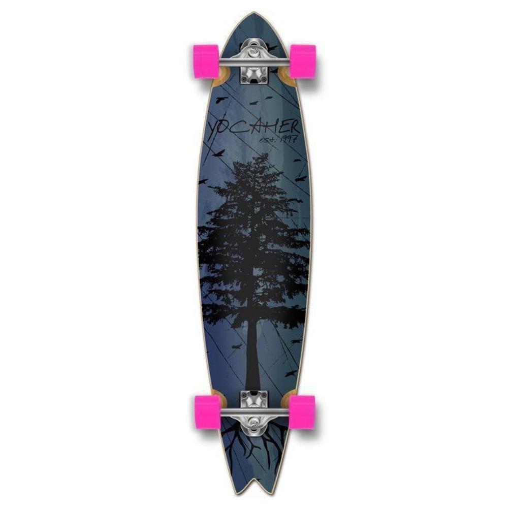 Punked fishtail Longboard 40 inch - Pines Blue – Longboards USA