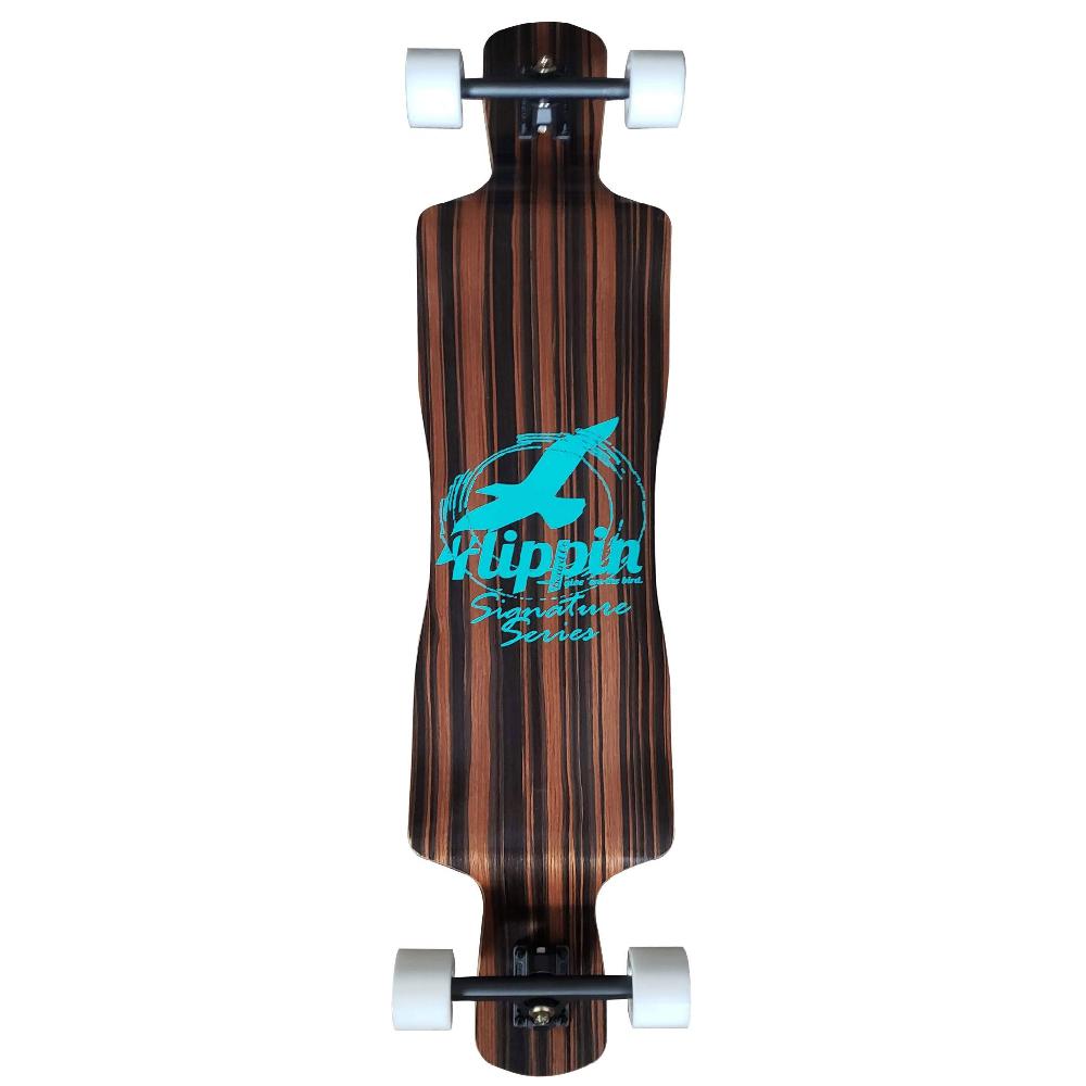 Flippin Signature Series V2 Drop Down Longboard Skateboard – Longboards USA