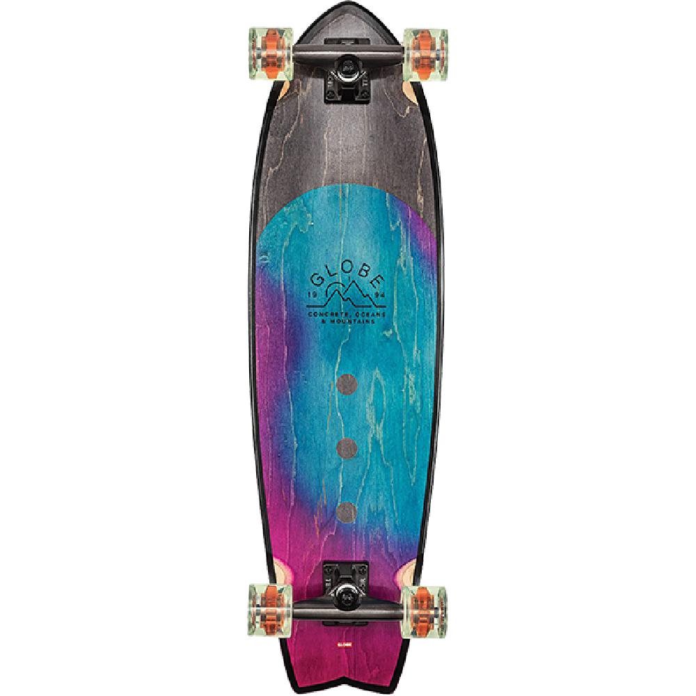 Globe Chromantic Washed Aqua 33" Kicktail Cruiser Longboard ...