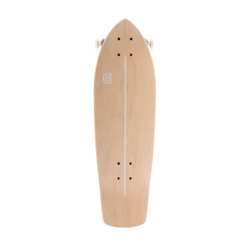 GoldCoast 28" Classic Blond Cruiser Skateboard Longboard with Kicktail ...