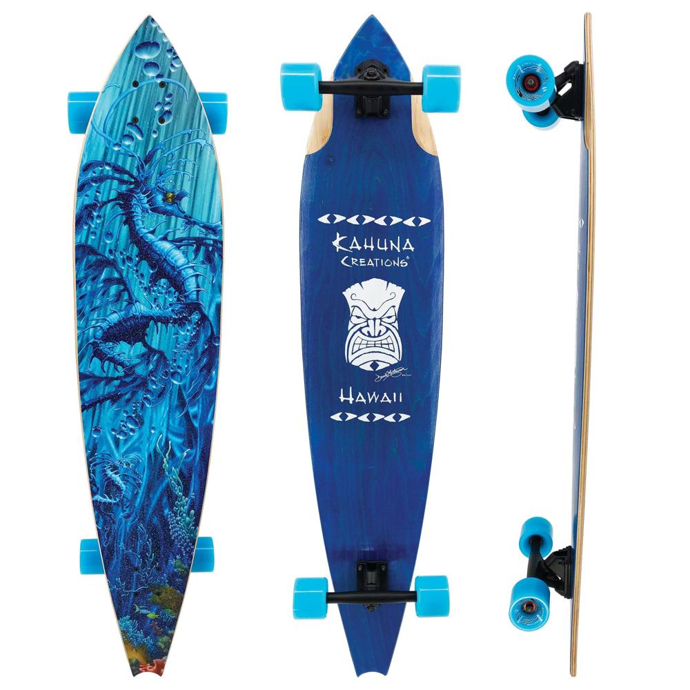 Kahuna Creations Haka Sea Dragon 47" Longboard W/ Bear Trucks ...