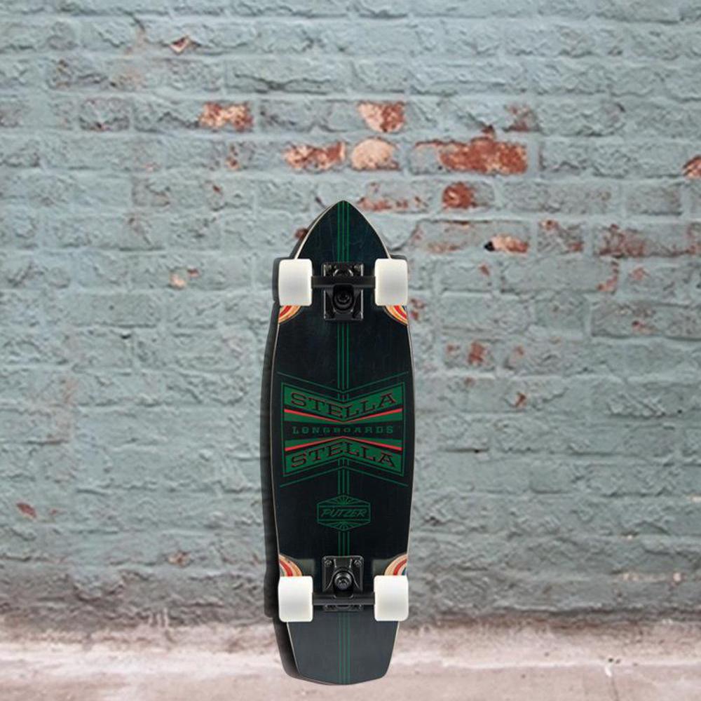 Longboard Mini Cruiser Stella Putzer Black Complete – Longboards USA