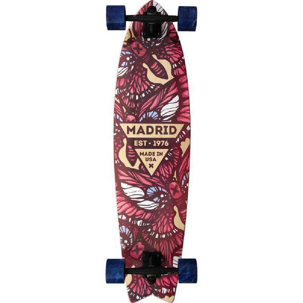 Madrid Gun 37.75" Flutter Fishtail Longboard – Longboards USA
