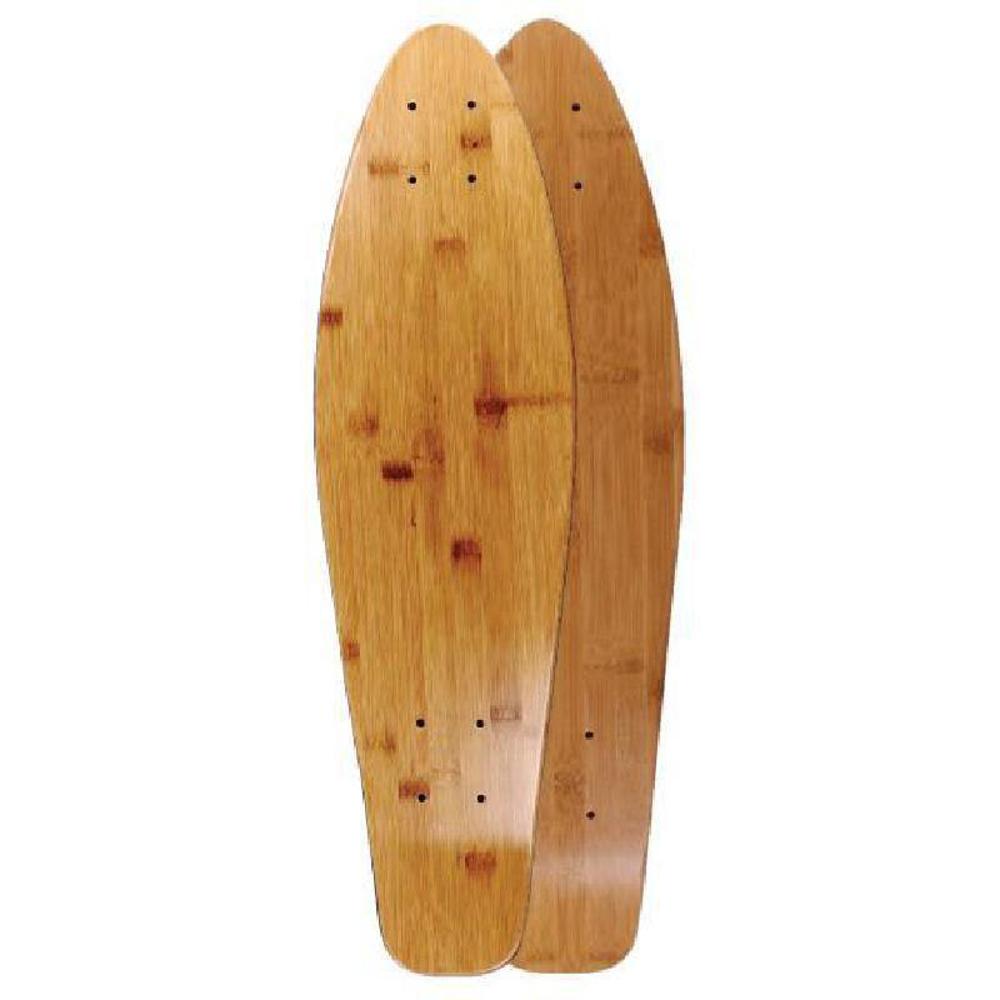 Mini Blank Kicktail Longboard Natural Bamboo 26" Deck – Longboards USA