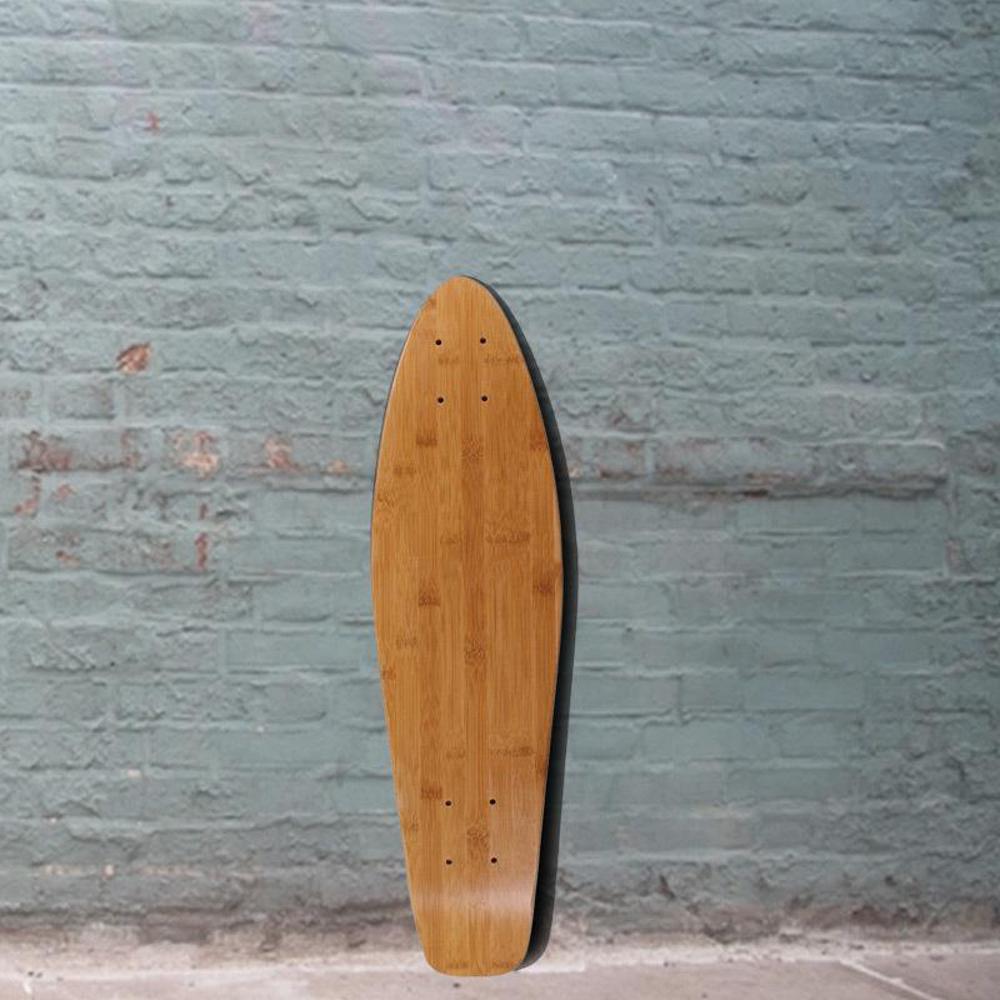 Mini Blank Kicktail Longboard Natural Bamboo 26" Deck – Longboards USA