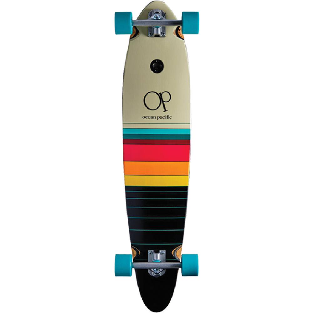 Ocean Pacific Swell White/Black 40" Pintail Longboard – Longboards USA