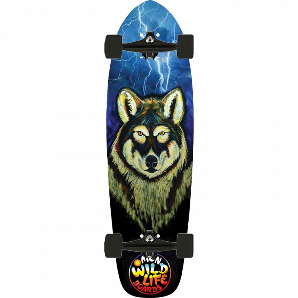Omen Bolt Wolf 29" Mini Cruiser Longboard – Longboards USA