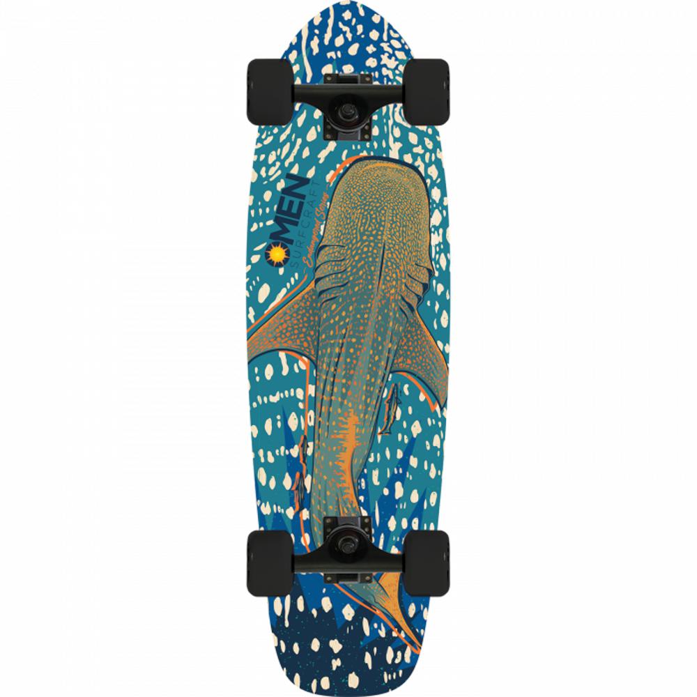 Omen Whale Shark | Endangered Series 29" Cruiser Longboard – Longboards USA