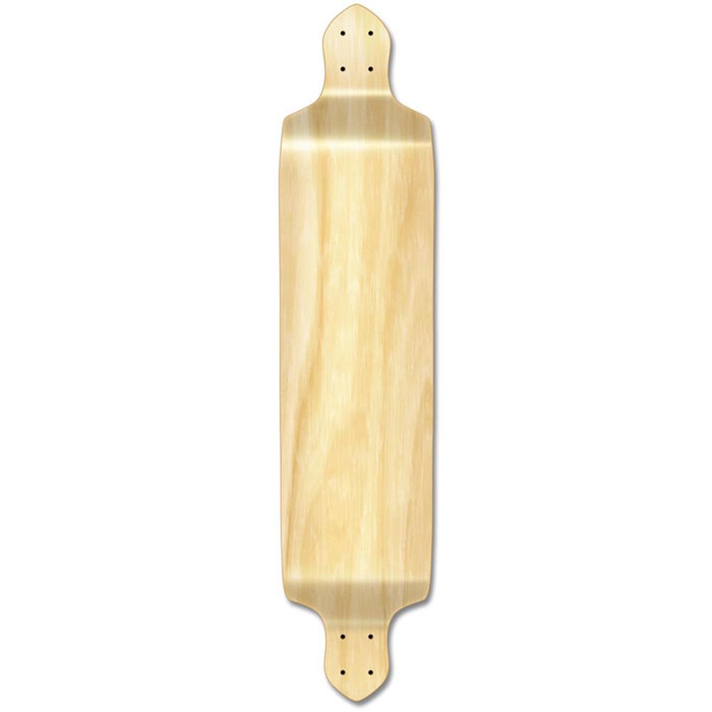 Punked Drop Down Blank Longboard Deck - Natural – Longboards USA
