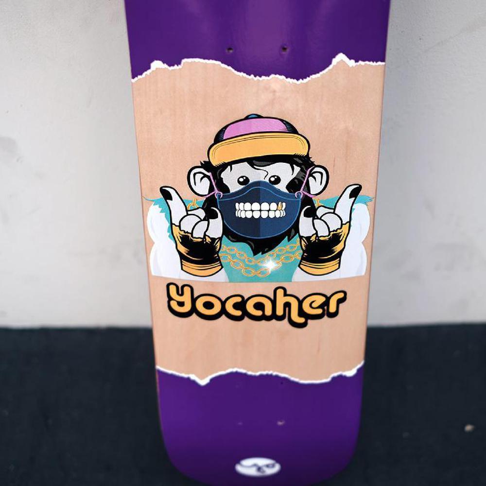 Punked Graphic Skateboard Complete - Chimp Series - Speak No Evil ...