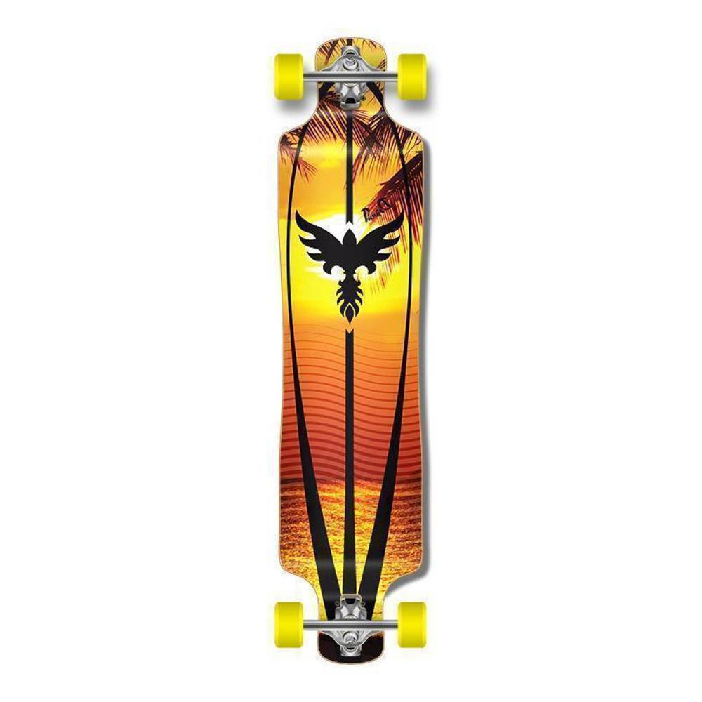 Punked Lowrider Double Drop Sunset 40" Longboard – Longboards USA