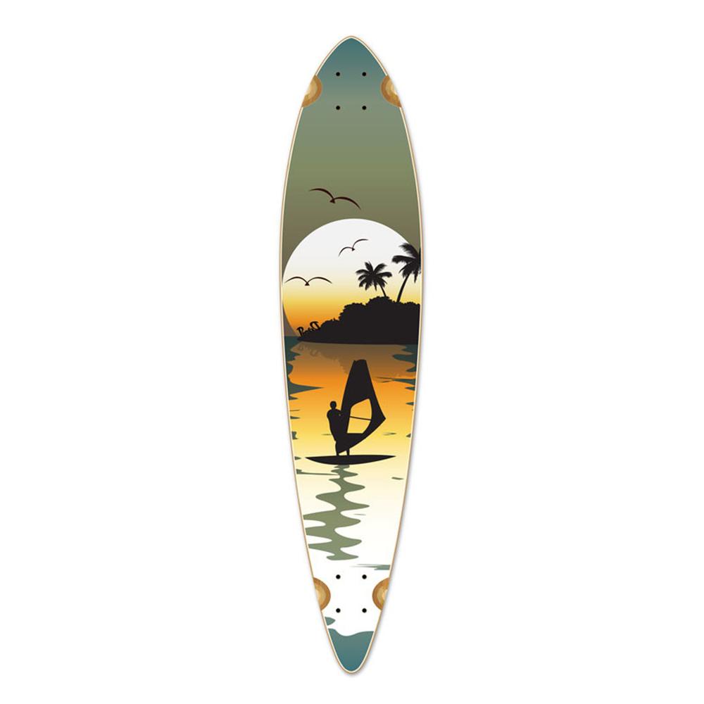Punked Pintail Surfer Longboard Deck – Longboards USA