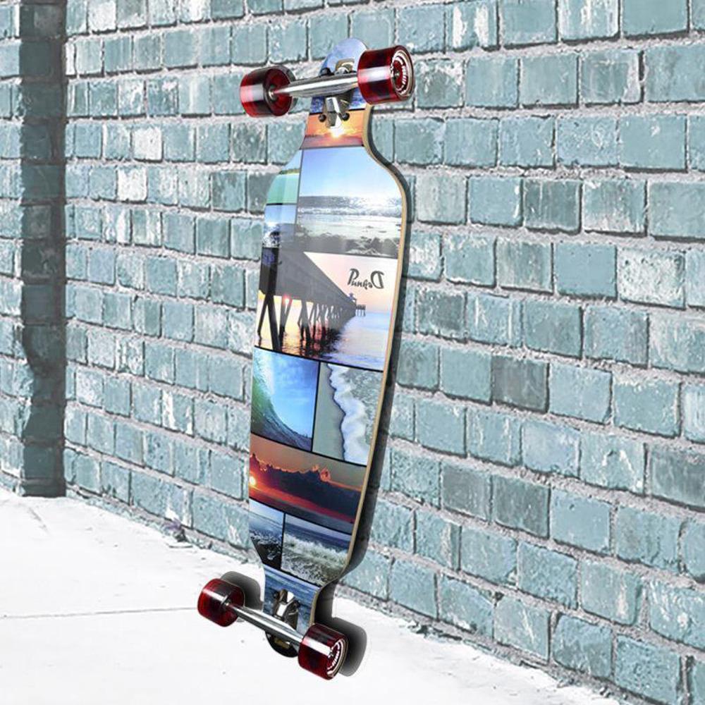 Punked SeaSide 40" Drop Through Longboard – Longboards USA
