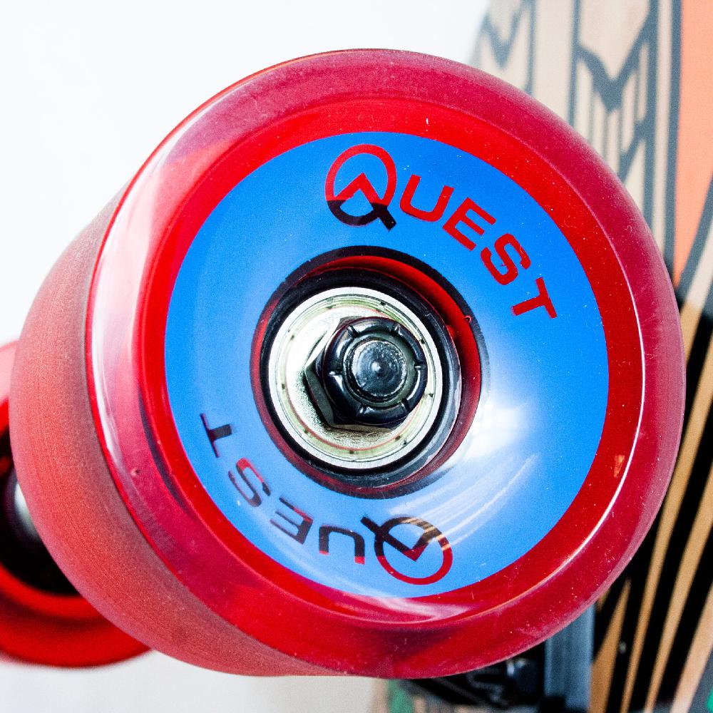 Quest Tribal Spirit Polynesian inspired 40" Kicktail Longboard ...