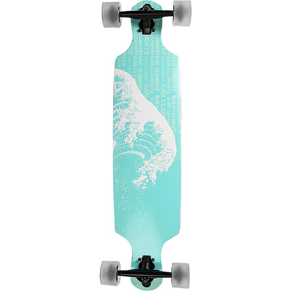San Clemente Great Wave Drop Through 36" Longboard – Longboards USA