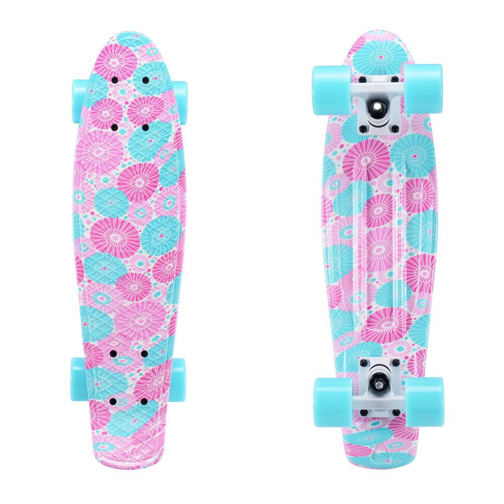 Sanview Sun Flower 22" Mini Cruiser Skateboard for Kids – Longboards USA