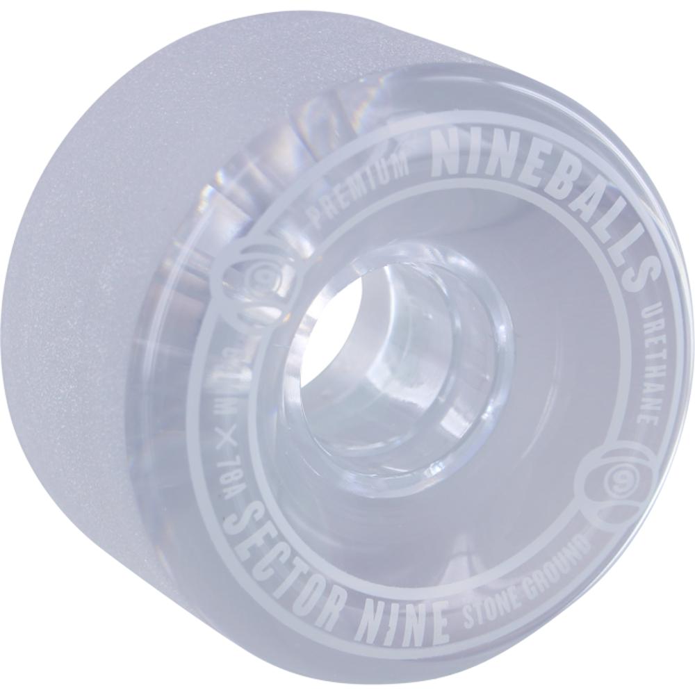 Sector 9 Nineballs 64mm 78A Clear Smoke/White Skateboard Wheels ...