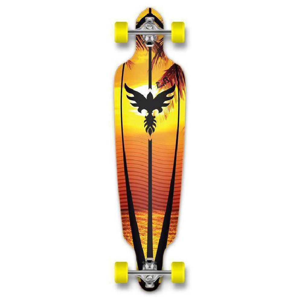 Punked Sunset Drop Through Longboard 40 inch – Longboards USA