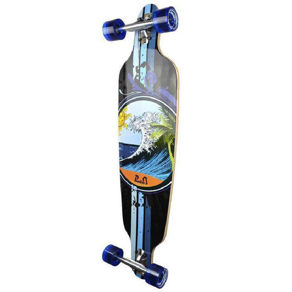 Punked Drop Through Longboard Wave 40" – Longboards USA