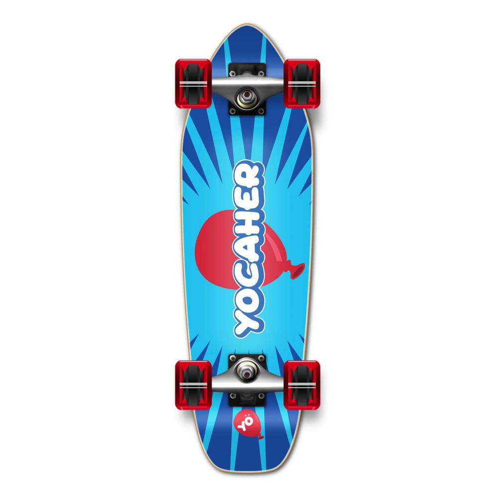 Yocaher Complete Mini Cruiser Skateboard Longboard - CANDY Series - Po ...