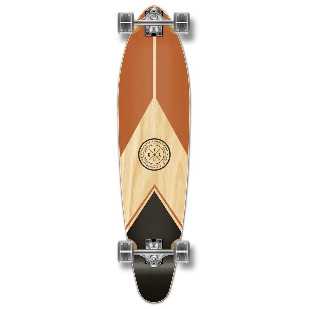 Yocaher Mountain - 40" Kicktail Longboard Complete - Earth Series ...