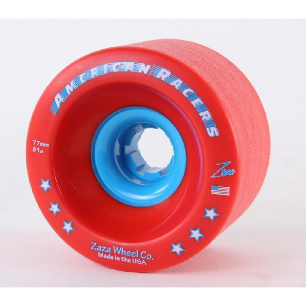 Red Zaza Longboard Wheels American Racers - 77mm 81a – Longboards USA