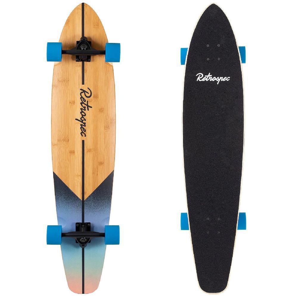 Zed Sunset 44" Top Mount Bamboo Kicktail Longboard – Longboards USA